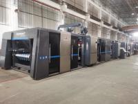 China TP-CR Series Flexo Folder Gluer Machine 890x2000mm to 1190x2400mm Sheet Size 300 Sheets/Min Speed for sale