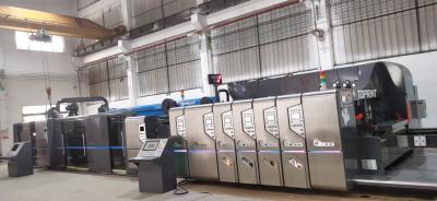China Corrugated Carton Box Folder Gluer Machine 60mm Frame 300 Sheets/Min 900x2000mm Capacity for sale