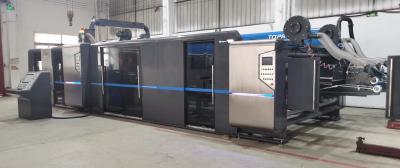 China TP-CR Series Open Close Type Box Folder Gluer Machine 890x2000mm Sheet Size 300 Sheets/Min Speed for sale