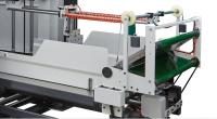 China Full Servo Control Auto Flute Laminator Machine 30KW 1450×1450mm High Speed Cardboard Laminator for sale