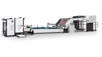 China Full Servo Control Auto Flute Laminator Machine 30KW 1450×1450mm High Speed Cardboard Laminator for sale