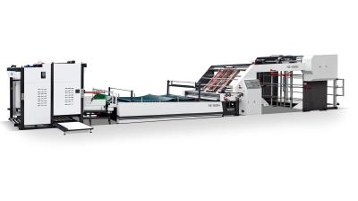 China Full Servo Control Auto Flute Laminator Machine 30KW 1450×1450mm High Speed Cardboard Laminator for sale