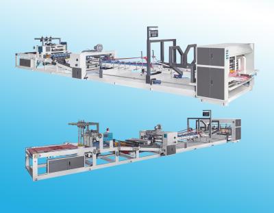 China Automatic Carton Folder Gluer Machine 150m/min Speed for 2-8mm Corrugated Box Production for sale
