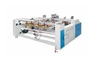 China 9KW Semi-Automatic 2-Piece Box Joint Gluing Machine GFAB-2300A 1200x1150mm Capacity for sale