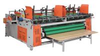China Semi-Automatic Folder Gluer Machine 1500x1100mm Max Sheet Size 1000kg Weight for Irregular Carton Box Folding for sale