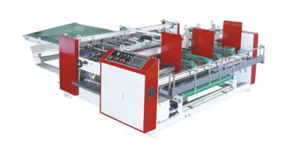 China 90m/min Semi-Automatic Two-Piece Joint Gluer Machine 380V for Corrugated Boxes with 3000/Hour Capacity for sale