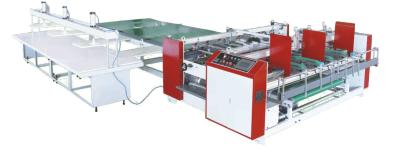 China 90m/min Semi-Automatic Folder Gluer Two-Piece Joint Machine 380V for 1150-1600mm Carton Boxes for sale