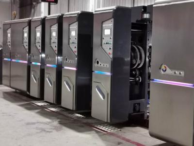 China TP-CR Series Flexo Printer Slotter Machine for Corrugated Boxes - 890x2000mm Sheet Size, 300 Sheets/Min Speed for sale