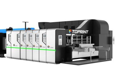 China TP-CR Series Automatic Flexo Printer Slotter Die-cutter Machine | 300 Sheets/Min | 890-1600mm Width for sale