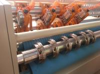 China Corrugated Carton Box Slitting Machine with 140 m/min Speed and 1mm Thin Edge Blades for Packaging Production for sale