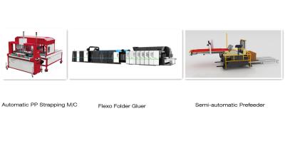China Servo Control Automatic Corrugated Carton Box Making Machine 890x2000mm Max Sheet Size 300 Sheets/Min for sale