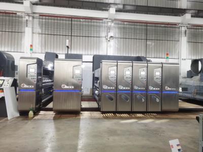 China 380V 50HZ Full Computerized Corrugated Flexo Printing Machine 300 Sheets/Min with CE Certification for sale