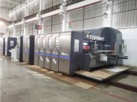 China Corrugated Carton Making Machine with 4-Color Flexo Printing, 300 Sheets/Min Speed, 890-1190mm Width for sale