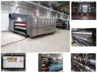 China Full Computerized Flexo Printing Slotting Machine 300 Sheets/Min with Vacuum Transfer Top for Corrugated Boxes for sale