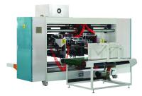 China SP-GL1800 3000kg Semi Automatic Box Stitching Machine 3800mm Twin Head Stitcher 450 Pins/Min for sale