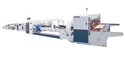 China 15KW Automatic Folder Gluer Stitcher Machine | 2400mm Max Size | 1100 Nails/Min Speed for sale