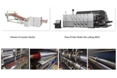 China TP-CR Series Fully Automatic Flexo Printer Slotter Die Cutter - 300 Sheets/Min Speed, 1600x2800mm Max Size for sale