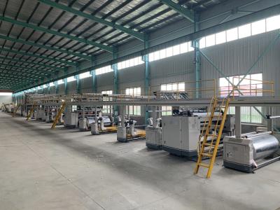 China 5 Layer Corrugated Paperboard Production Line | 1400-2500mm Width | 100-250 m/min Speed for sale