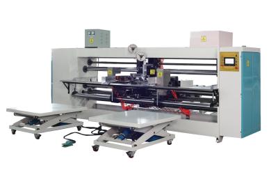 China Semi Automatic Two Pieces Joint Stitcher Machine for Corrugated Boxes - 500 Nails/Min, 12 HP Motor, 2400-3000mm Models for sale