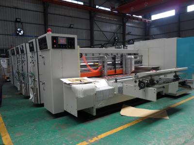 China Carton Box Flexo Printing Slotting Die Cutting Machine 180 Sheet/min Speed 1600x2800mm Max Sheet Size for sale
