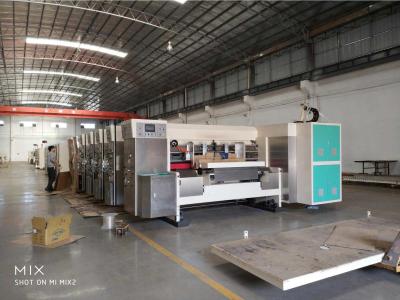 China 3 Color Flexo Printing Machine SP-Q2 Series 890x2000mm to 1600x2800mm Sheet Size 300 Sheets/Min Speed for sale