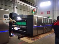 China FFG Caser 1600x2800mm Flexo Folder Gluer Slotter Die-Cutter Machine with 250 Sheets/Min Speed and 186Kw Power for sale