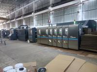 China 1200x2400mm High Speed Flexo Folder Gluer Machine | 250 Sheets/Min | 186Kw Power | Corrugated Box Production for sale