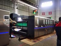 China 1200x2400mm High Speed Flexo Folder Gluer Machine | 250 Sheets/Min | 186Kw Power | Corrugated Box Production for sale