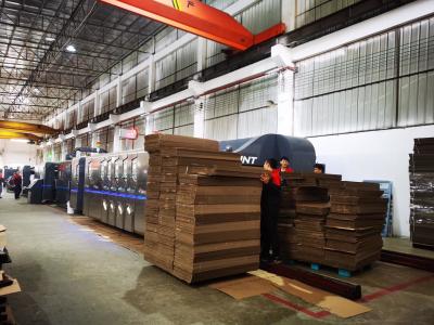 China TP-CR-1628-4SDF Non-Crush Feeder Flexo Folder Gluer - 1600x2900mm Sheet Size, 250 Sheets/Min Speed for sale