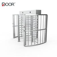 China 304 Stainless Steel Full Height Turnstile Revolving Gate Safety Intelligent Door Anti Tail Gate for sale