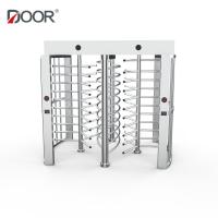 China Full Height Turnstile Pedestrian Gate Access Control With Swipe Card/Face Recogniton Intellignent Entrance/Eixt for sale