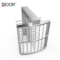 China Pedestrian Control System Single Door Security Full Height Turnstile Gate for sale