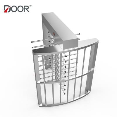 China Pedestrian Control System Single Door Security Full Height Turnstile Gate for sale