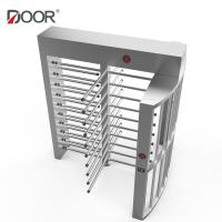China Pedestrian Control System Single Door Security Full Height Turnstile Gate for sale