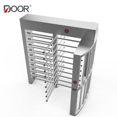China Single Channel SUS304 Stainless Steel Cabinet Tunrstile Full Heigh Gate for sale