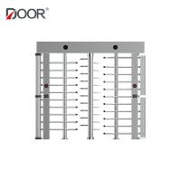 China Double Pedestrian Access Control Turnstile Full Height Gates Entrance Systems for sale