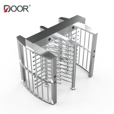 China Double Channel Revolving Door Full Height Turnstile For Prison for sale