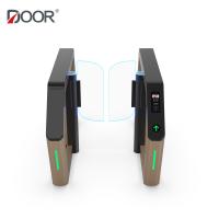 China Acrylic Tempered Glass IP20 Pedestrian turnstile gate RS485 for sale