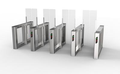 China SUS304 Stainless Steel Narrow Type High Panel Swing Turnstile Gate for sale