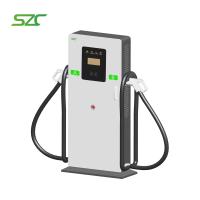 China SZC DC Floor-Stand EV Charger 60kW/80kW Galvanized Steel Material With Mix-Double Guns for OCPP 1.6J Project Bidding GBT CCS1/CCS2 CHAdemo for sale