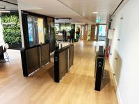 China Smart Speed Gate Turnstile with Servo Motor for Access Control for sale