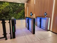 China Smart Speed Gate Turnstile with Servo Motor for Access Control for sale