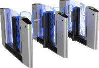 China Smart Speed Gate Turnstile with Servo Motor for Access Control for sale