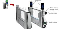 China SecuraFlow Border Gates for sale