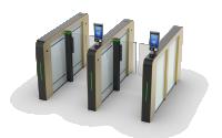 China High Speed Pedestrian Turnstile with DC24V Servo Motor for sale