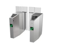 China 40W 550mm Width Cards Reader Glass Sliding Turnstile for sale