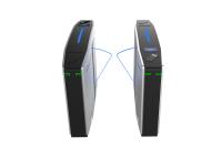 China Flap Barrier Gate Turnstile Pedestrian Access Gate With Card Reader for sale