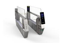 China Face Recognition Fingerprint Airport Turnstile Airport Swing Gates With Light Curtain Infrared Technology for sale
