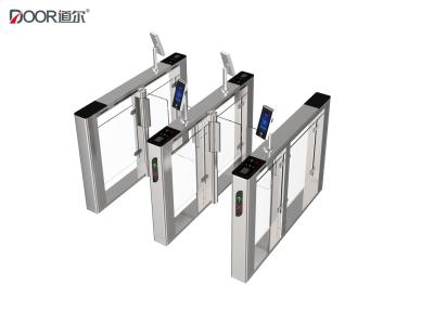 China Rs485 High Speed Wide Channel Facial Recognition Turnstile Sus304 1100mm for sale