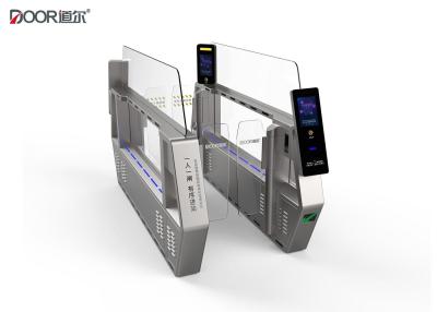 China High Security Immigation / Airport Turnstile With Servo Motor Silver Color for sale